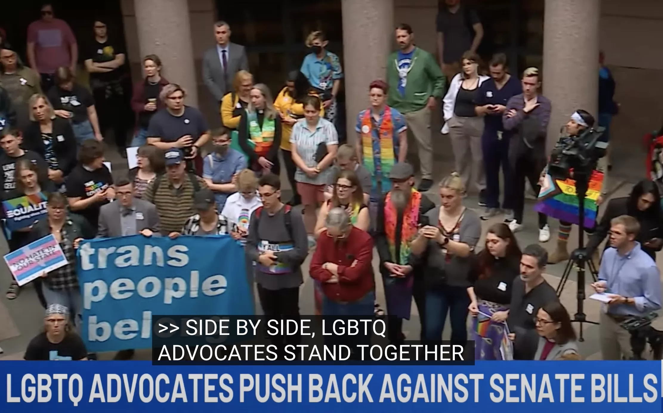 LGBTQ Advocates Protest Texas Bill Denying Trans Kids Gender-Affirming ...