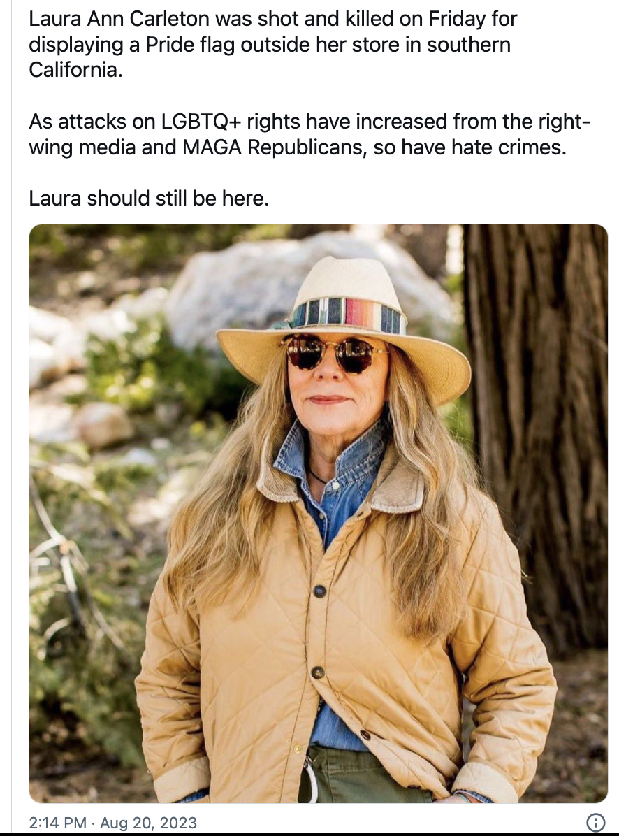 LGBTQ+ Rights Advocates Mourn California Store Owner Killed Over Pride ...